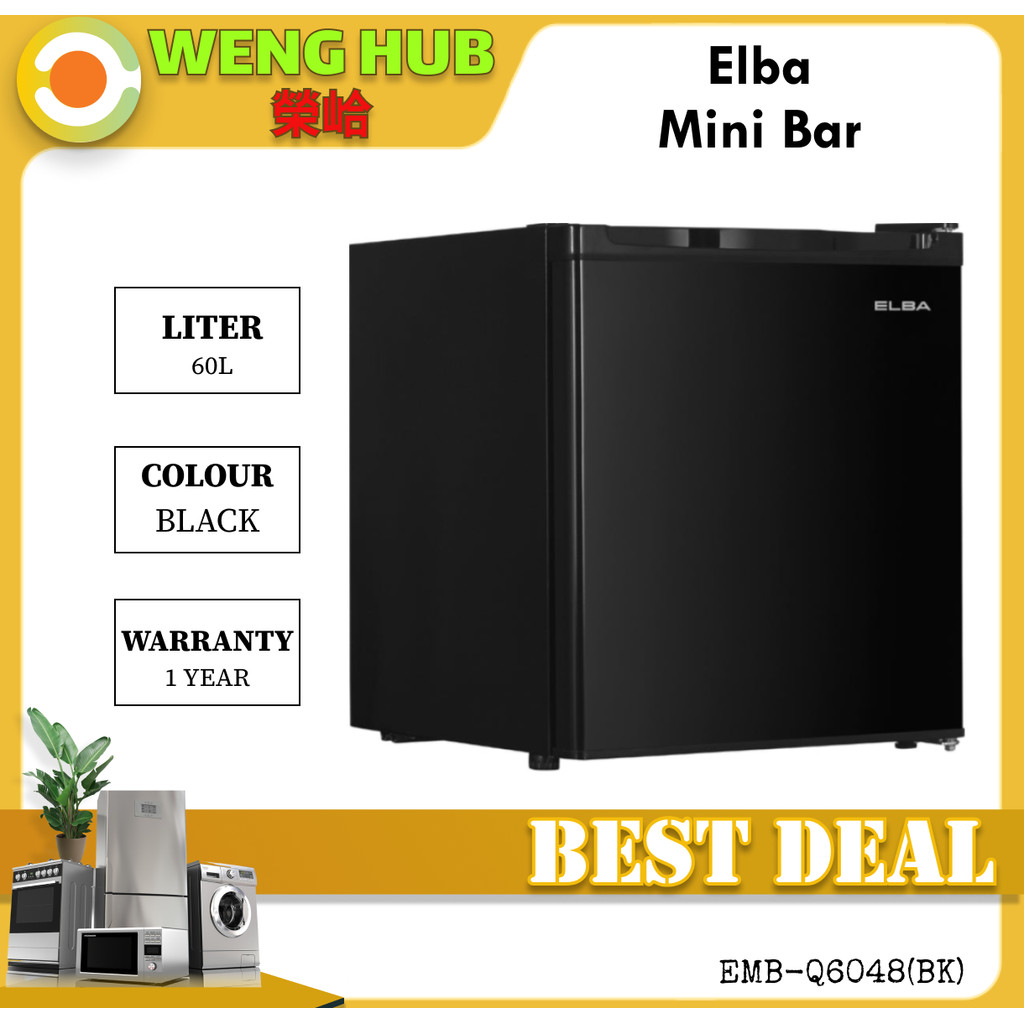 Elba Mini Bar 60L EMB-Q6048(BK) | Shopee Malaysia