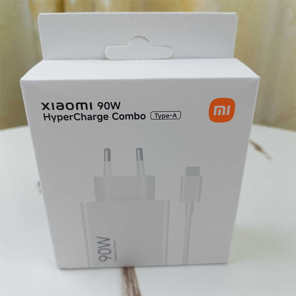 Xiaomi 90W EU Fast Charger Turbo Charge 6A Type C Cable For Mi 15 14 13 ...