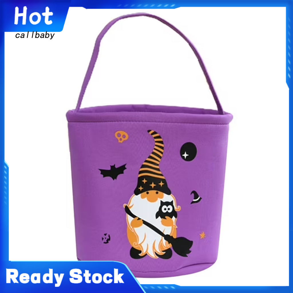 KDCL- Sturdy Handle Candy Bucket Collapsible Halloween Candy Bucket for ...
