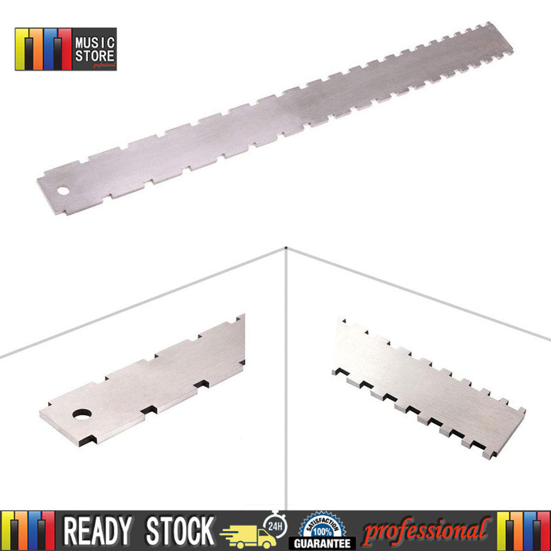 Guitar repair tool measuring ruler guitar neck ruler metal stainless ...