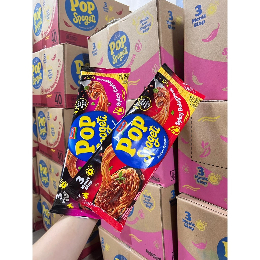 INDOMIE POP SPAGETI SPICY 84g | INDOMIE POP Spaghetti Pedas 84g ...