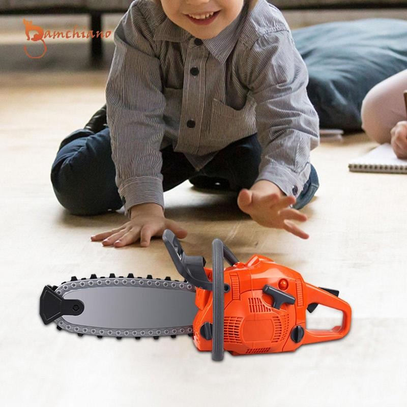 gamchiano Kids Electric Chainsaw Toy Saw Kids Tool Construction Tool ...