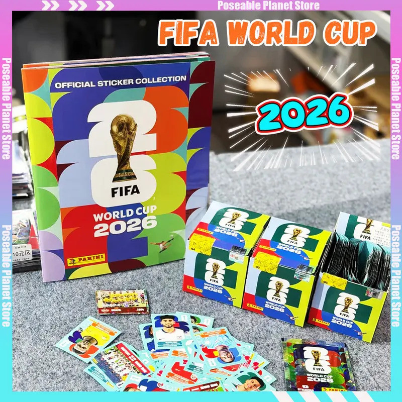 2026 Genuine Panini Official FIFA World Cup Soccer Card Sticker Pack ...