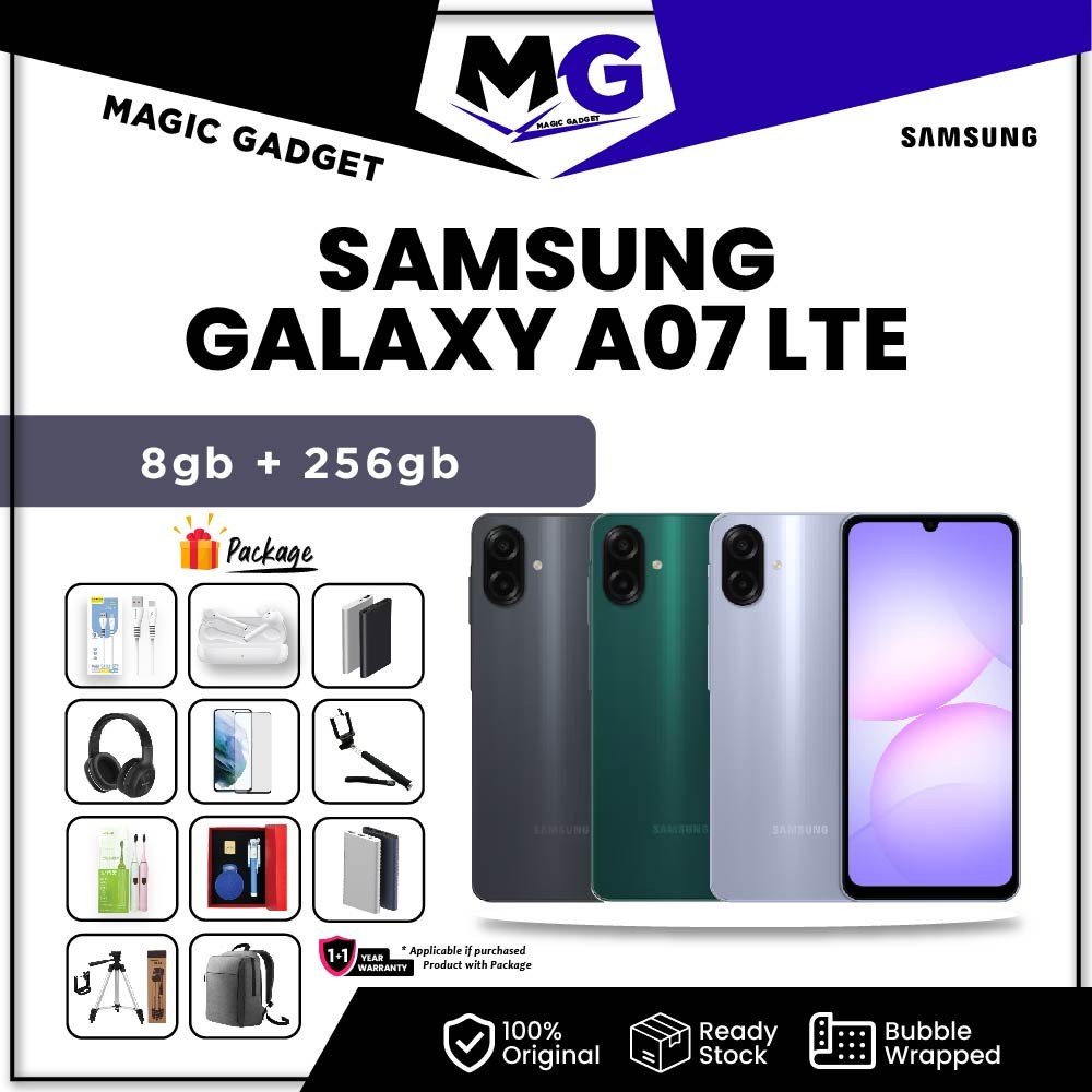 SAMSUNG Galaxy A07 LTE [8GB RAM 256GB ROM] - Original SAMSUNG Malaysia ...
