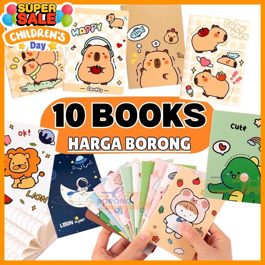 BORONG【10 pcs】Notebook Buku Nota Student Kids Doorgift Gift Goodies ...