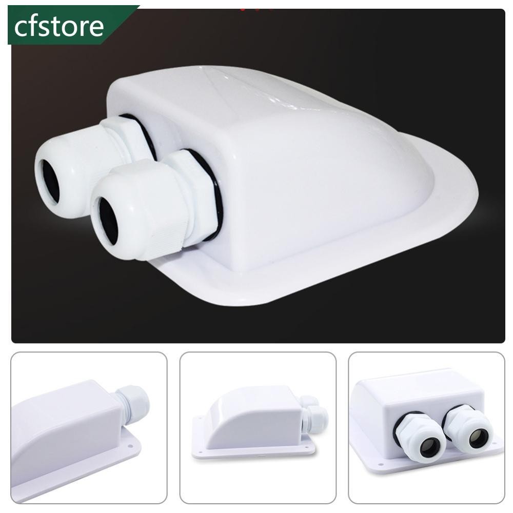 CFSTORE Single/Double Holes Caravan Solar Car Junction Box Roof Wire ...
