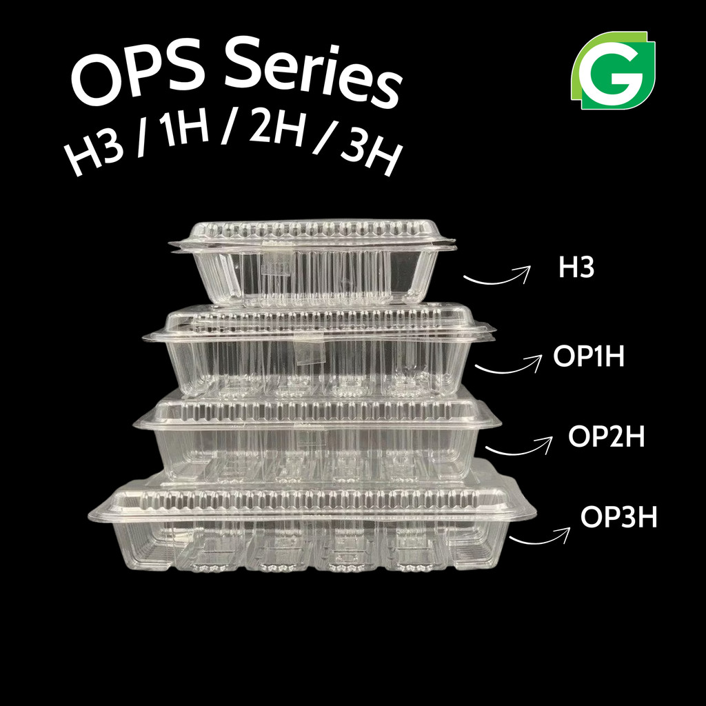 Clear Kuih Box OPS - OP1H / OP2H / OP3H / H3 / Bekas Kuih Lutsinar ...