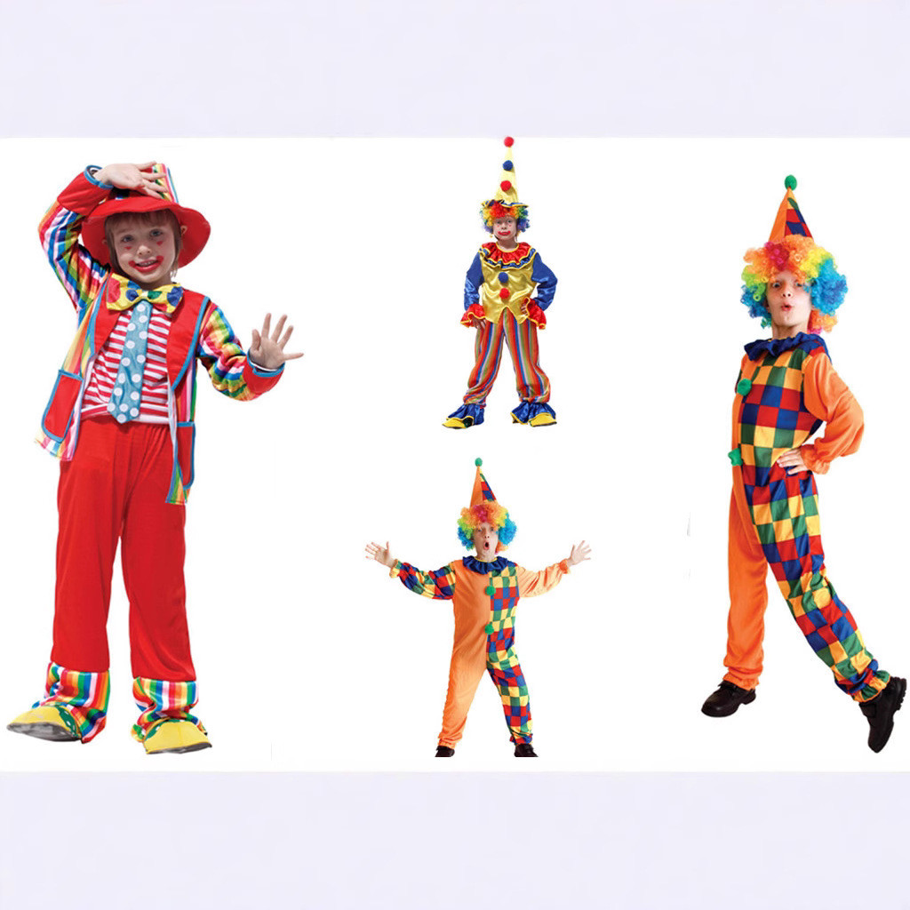 Children's Day Masquerade Party Clown Costume Stage Performance Costume ...