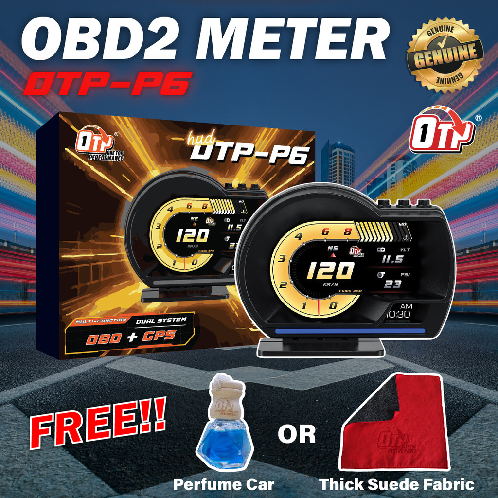 New Version! OTP H06+ ULTRA OTPerformance OBD2 Meter Gauge Myvi Lagi ...