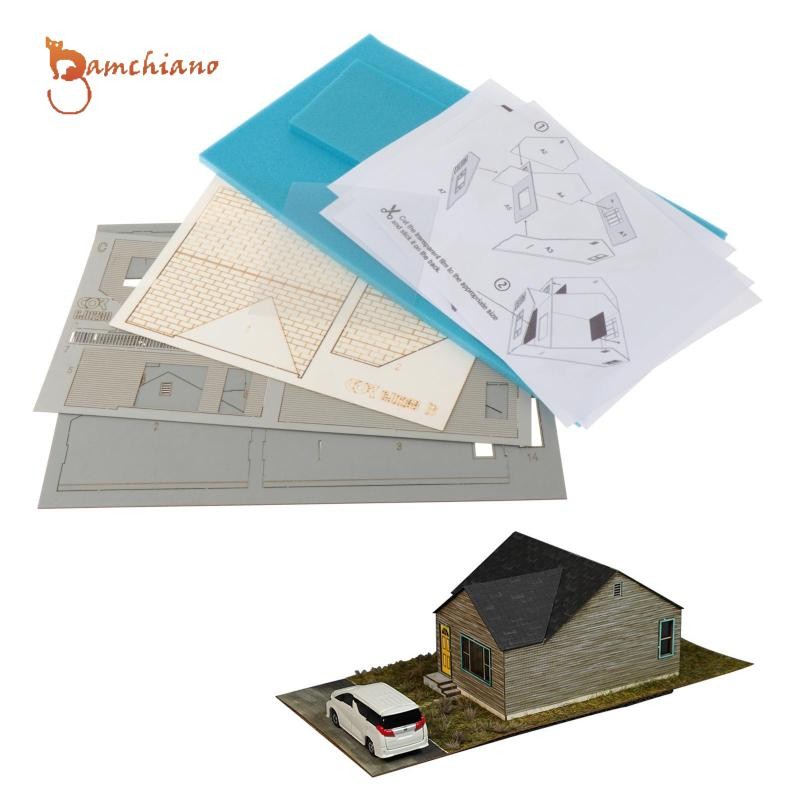 gamchiano 1/64 Building Model Kit DIY Scene Street House Scenery Layout ...