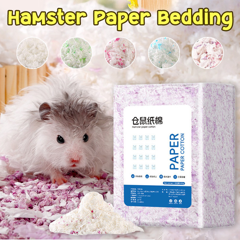 Hamster Paper Bedding 450g Dust Free Deodorize Design Colourful Paper ...