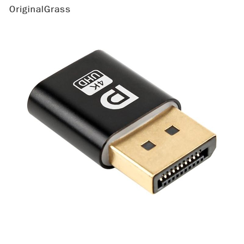 [OriginalGrass] Virtual Display Adapter DP Display Port Dummy Plug 4K ...
