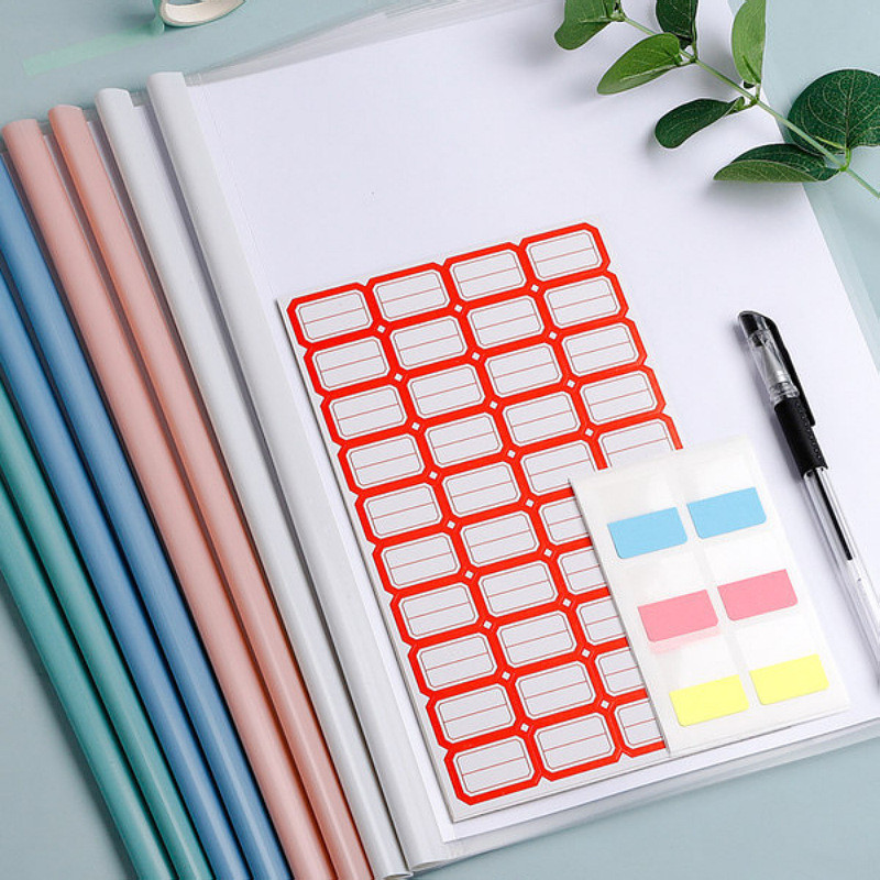 Folder A4 Transparen Lutsinar Bentuk Titisan Air - Laporan Folder, Fail ...