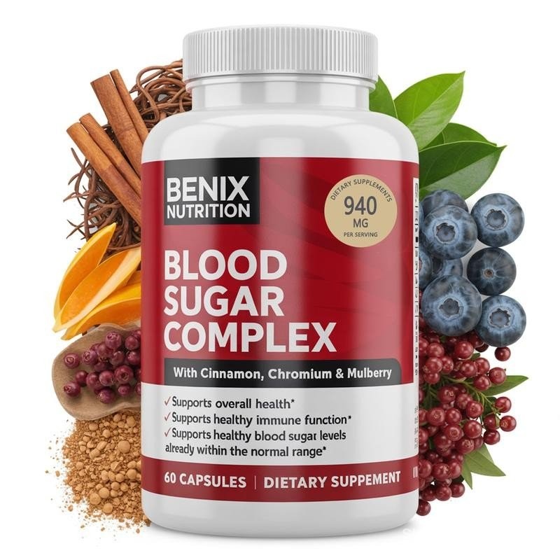 Blood Sugar Complex Supplement - Supports Healthy Blood Sugar Levels ...