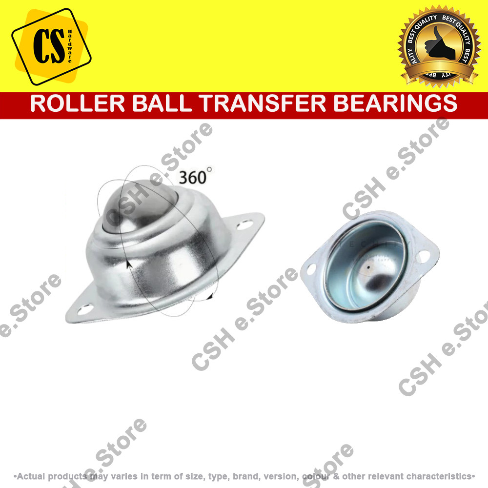 ROLLING BALL Transfers Universal Rotation Ball Casters Bearings, Steel ...