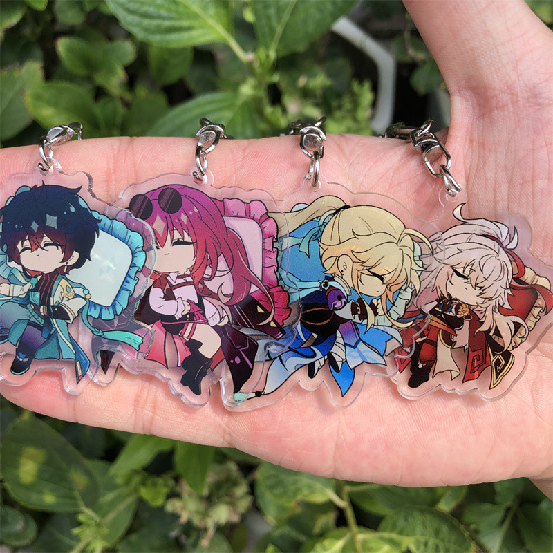 Honkai: Star Rail Clara Jing Yuan Yanqing Bailu Keychain Accessories ...