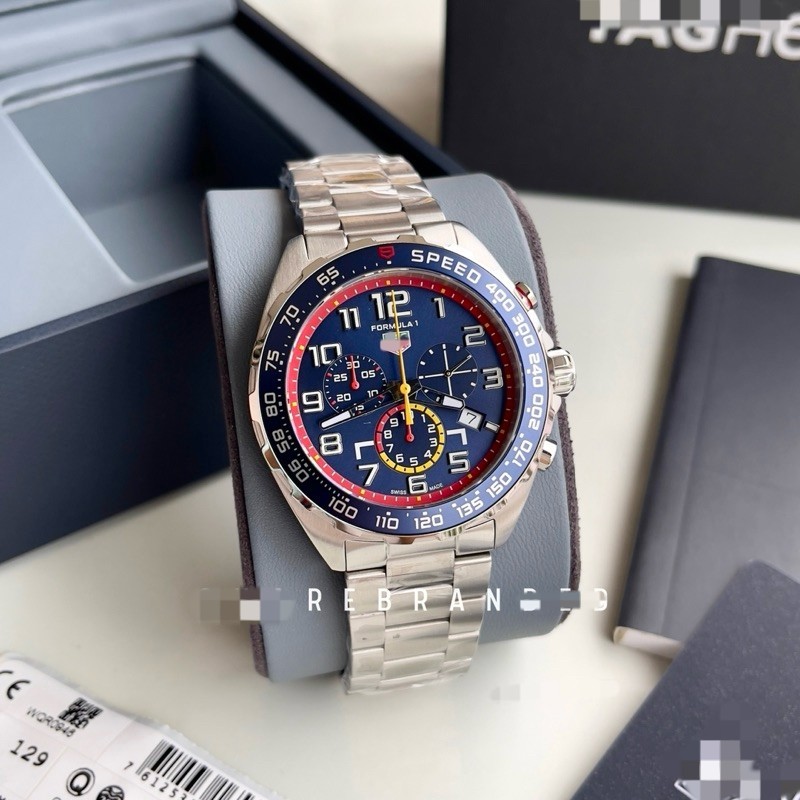 TH F1 X Red Bull Quartz Chronograph Steel Strap 43MM CAZ101AL.BA0842 ...