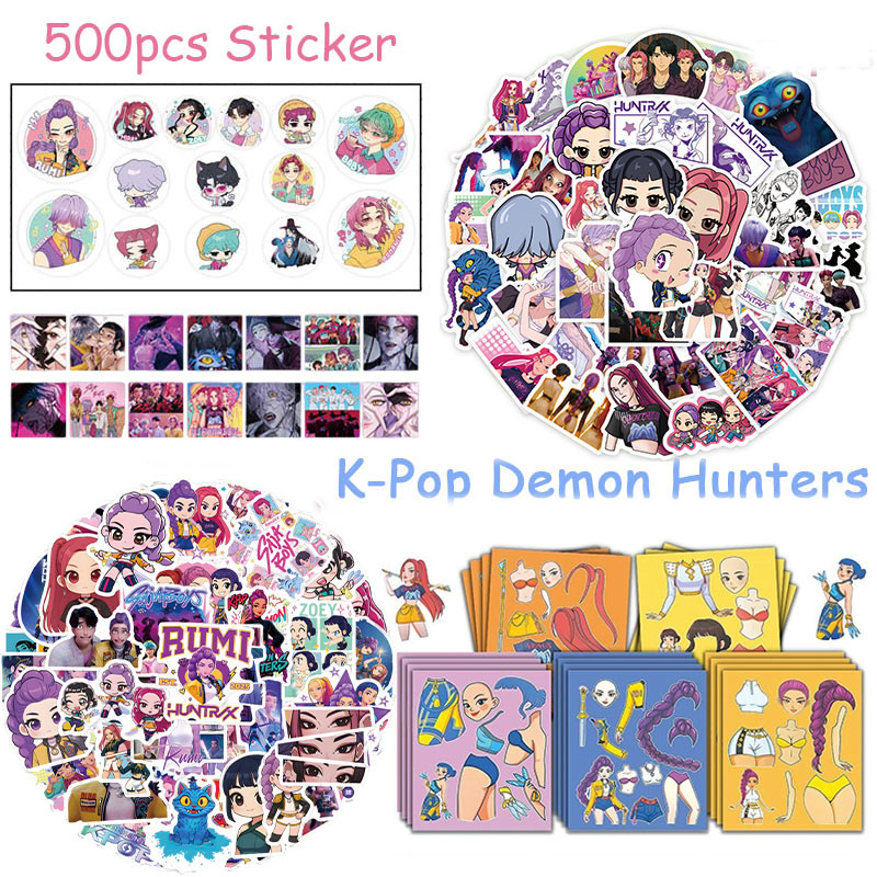 KPop Demon Hunters Saja Boys Diy Sticker Creative Rumi Decorative Sticker | Shopee Malaysia