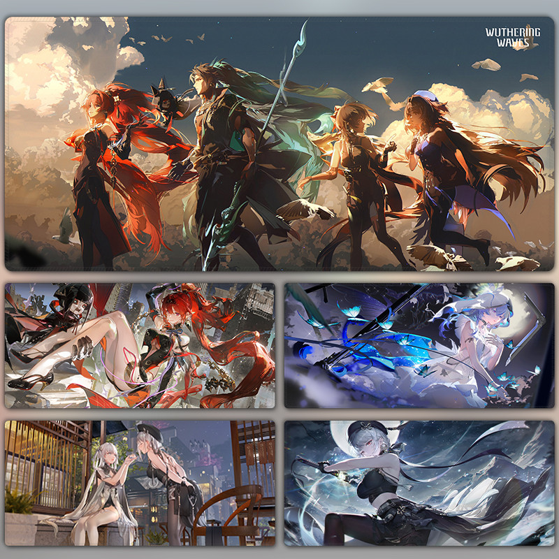 Wuthering Waves Mouse Pad XXL Anime Game Gaming Keyboard Pads The ...