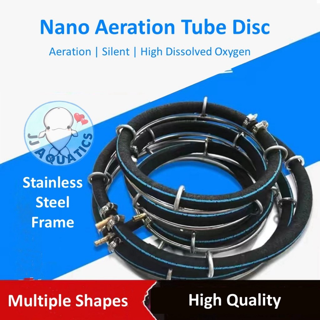 Stainless Steel Nano Aeration Disc Fish Pond Aquaculture Oxygen Plate ...