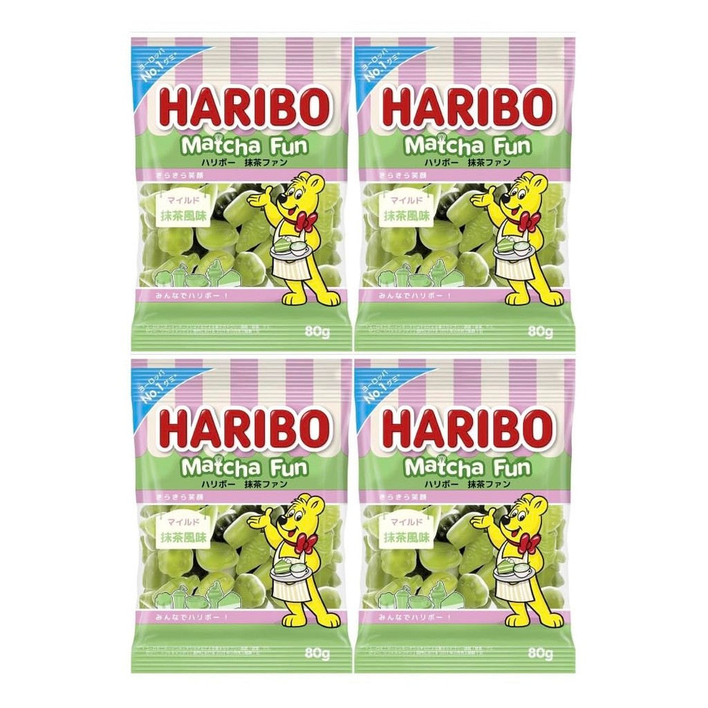 Haribo Matcha Fan 80g | Shopee Malaysia