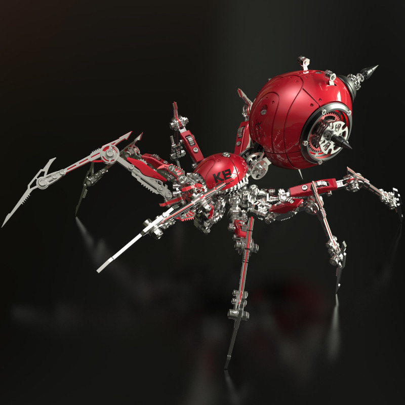 Metal Mechanical Spider Robot Model Kit | High Difficulty Level ...