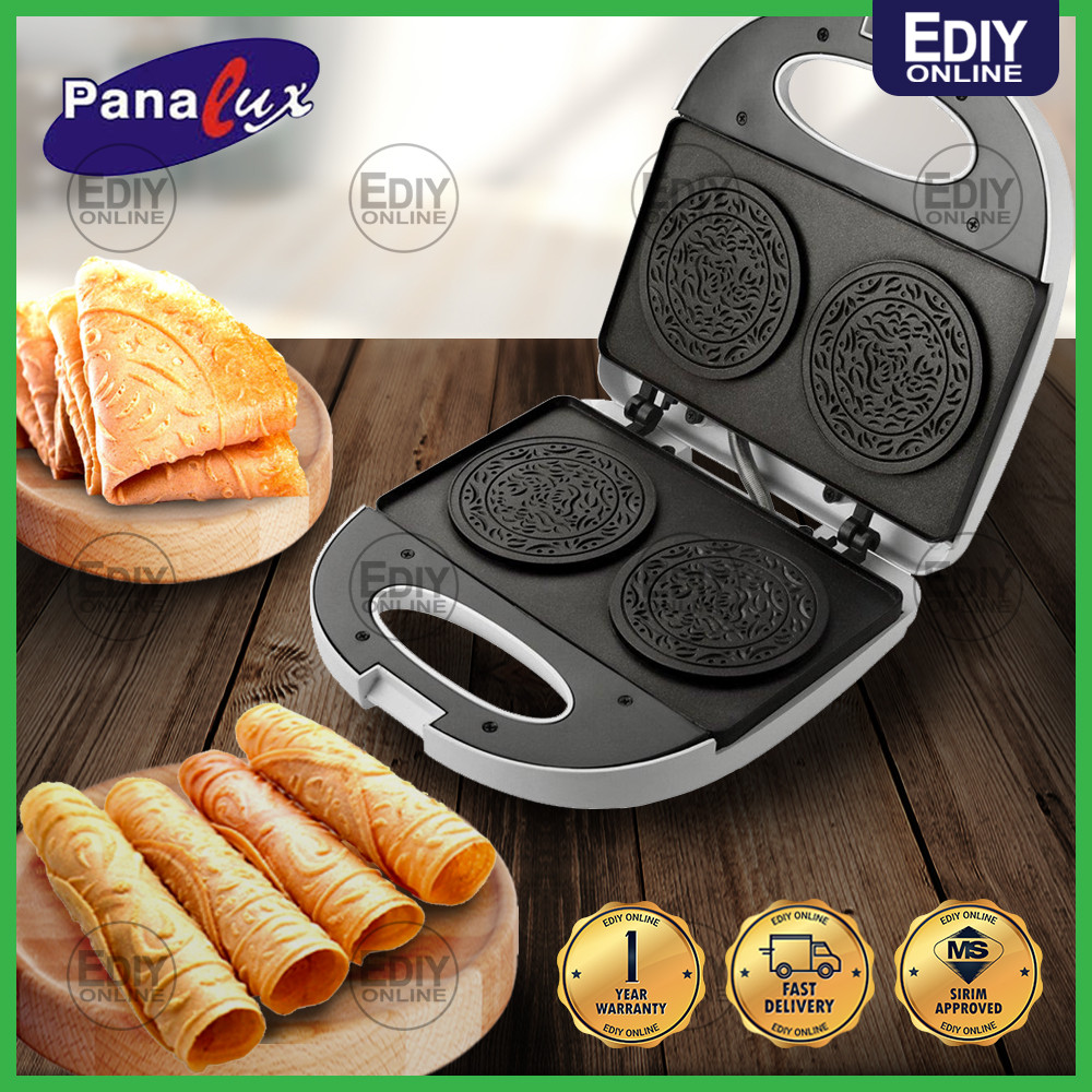 【SIRIM 3 PIN】Panalux PSM301 Electric Egg Roll Mini Maker Kuih Kapit ...