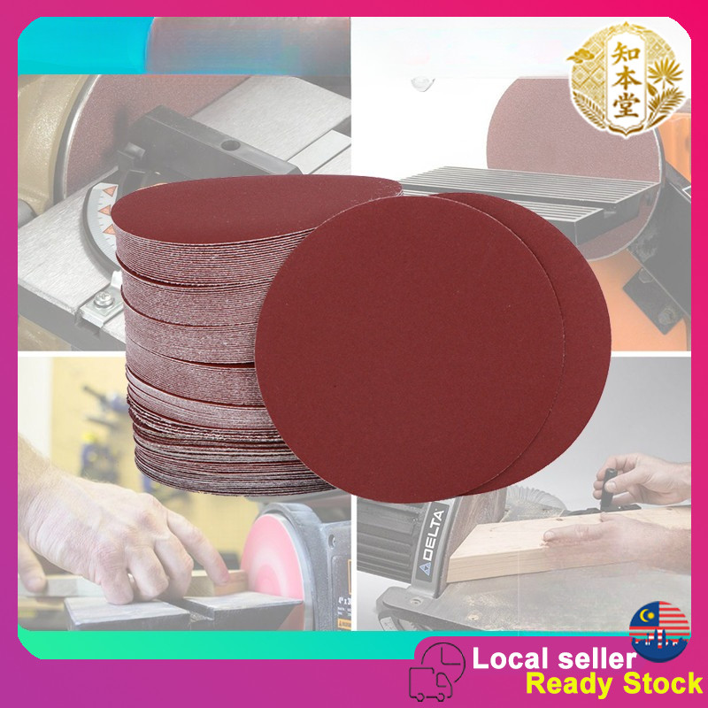 Round Sandpaper: 4/5" for Car Polishing Wood (Sandpaper) | Shopee Malaysia