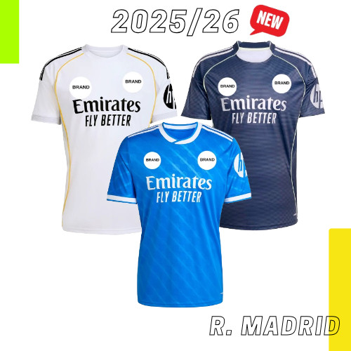 Real_Madrid Home Away Third 3rd Kit 2025/26 24/25 Football Jersey Fan ...