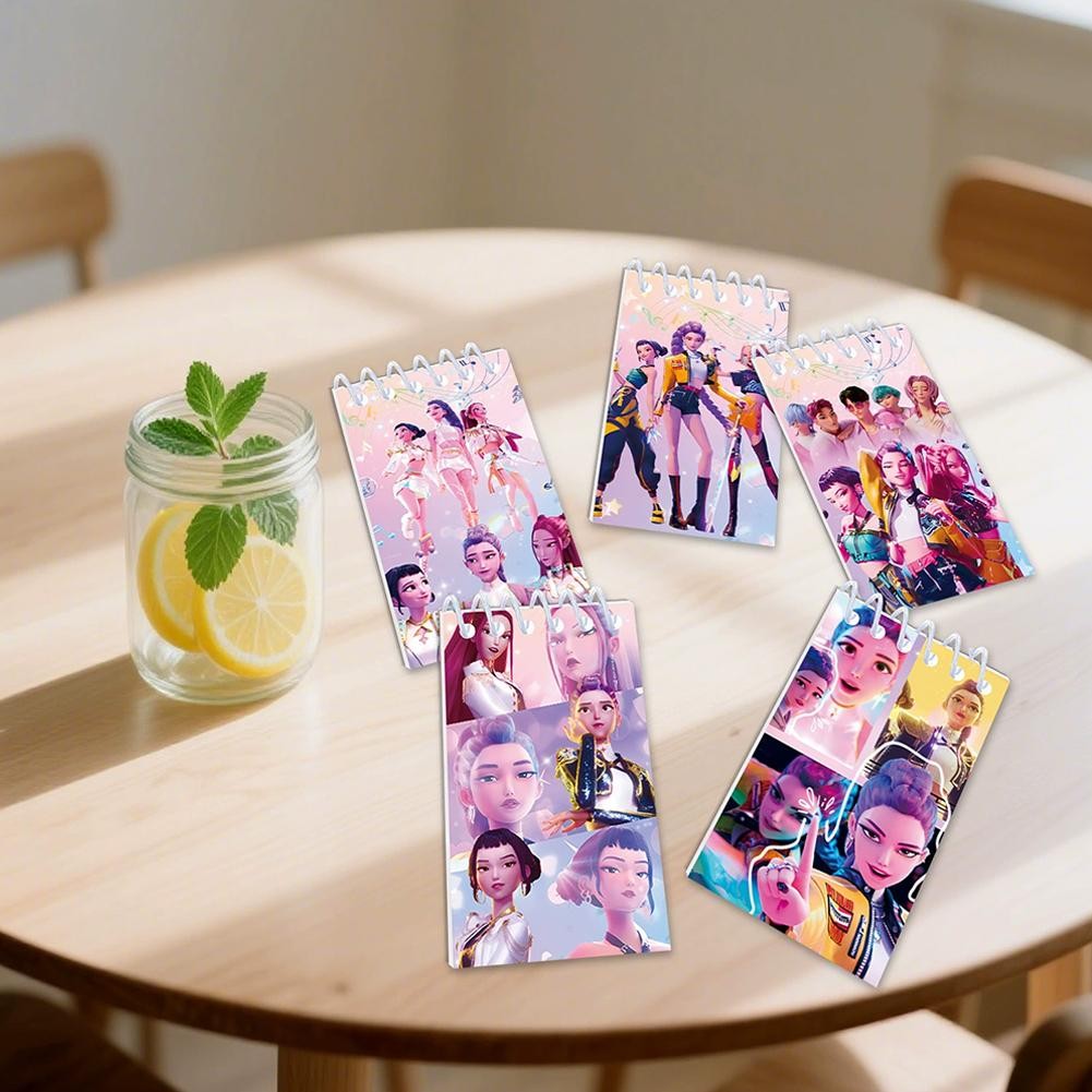 Huntrix K-pop Demon Hunters Notepad Saja Boys Notebook Notebook For ...
