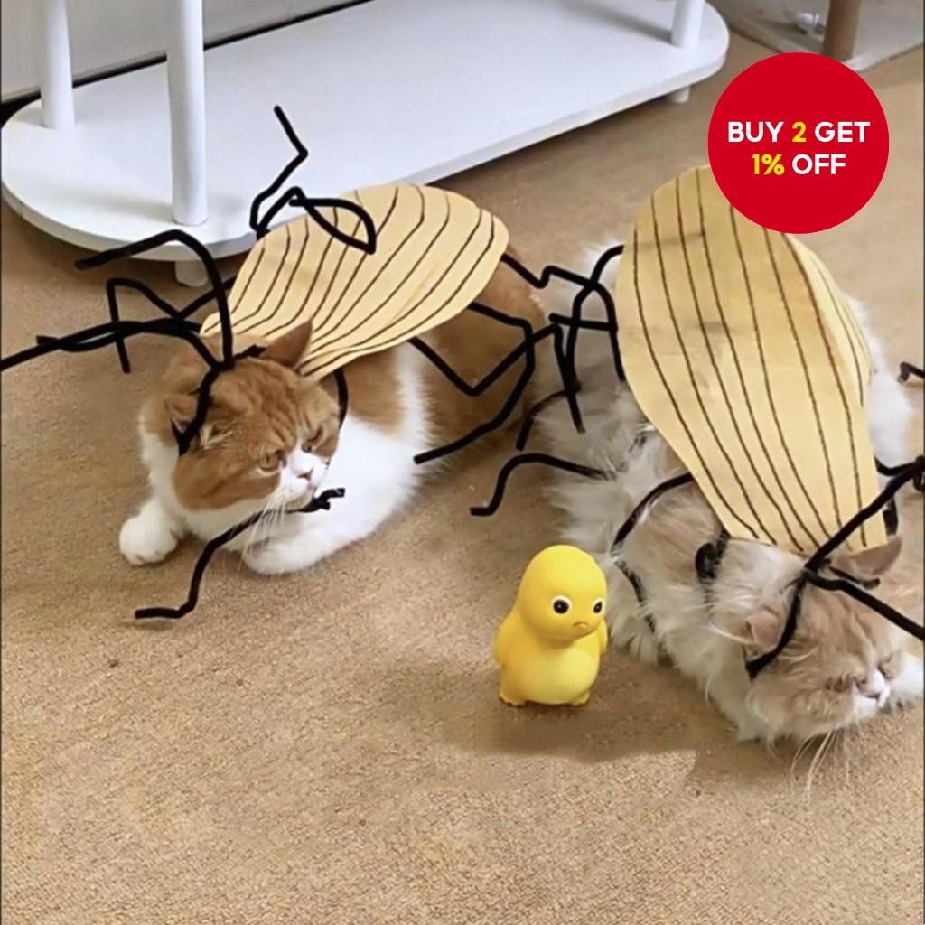 New Cat Cockroach Costume - Funny Cockroach Wing Cosplay Outfit ...