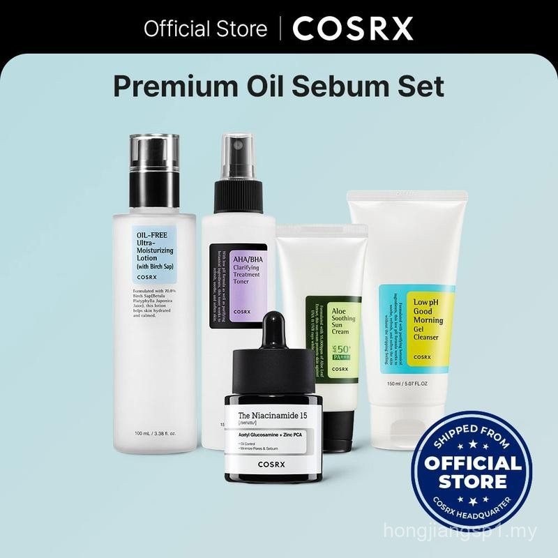 COSRX Set Premium Minyak & Sebum / Premium Oil Sebum Set (Oil-free ...