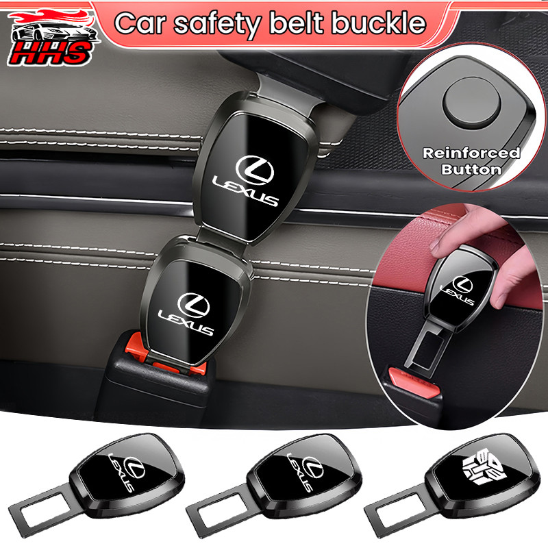 Lexus Car Seat Belt Buckle Extension Joint Port Safety Metal Car Logo ...