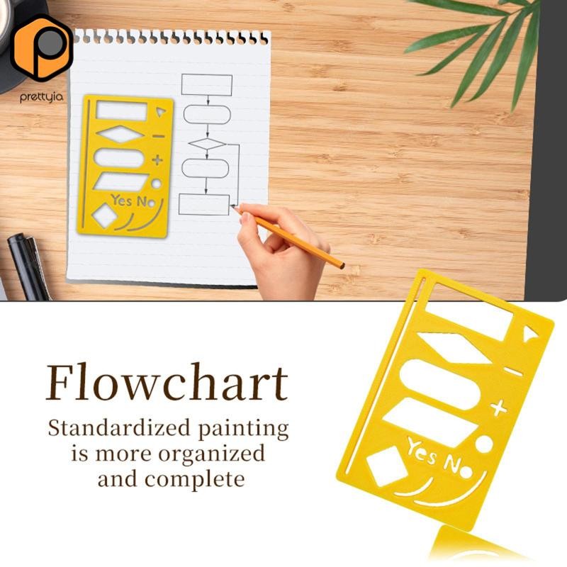 [prettyia] chart Template Geometric Drawing Ruler Portable Compact ...