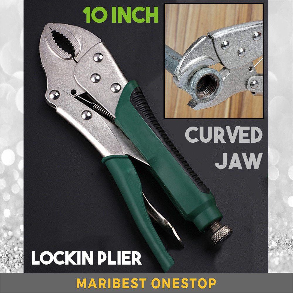 10 INCH LOCKING PLIER VICE GRIP PLIER CURVED JAW LOCKING TYPE TORQUE ...