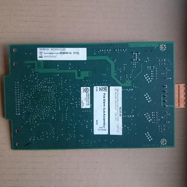 NOTIFIER NOTIFIER Network Interface Card NCM-W Twisted Pair Network ...