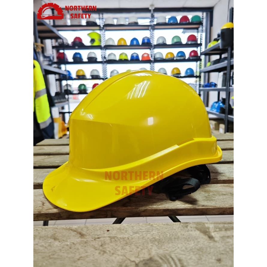 Delta Plus Zircon 1 with 4-point chinstrap - Yellow Safety Helmet ...