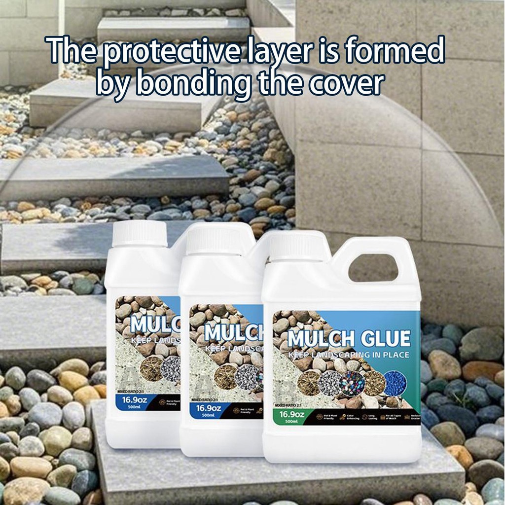 Strong Rock Glue Lockdown Sticky Gravel Binder for Walkways Patios ...