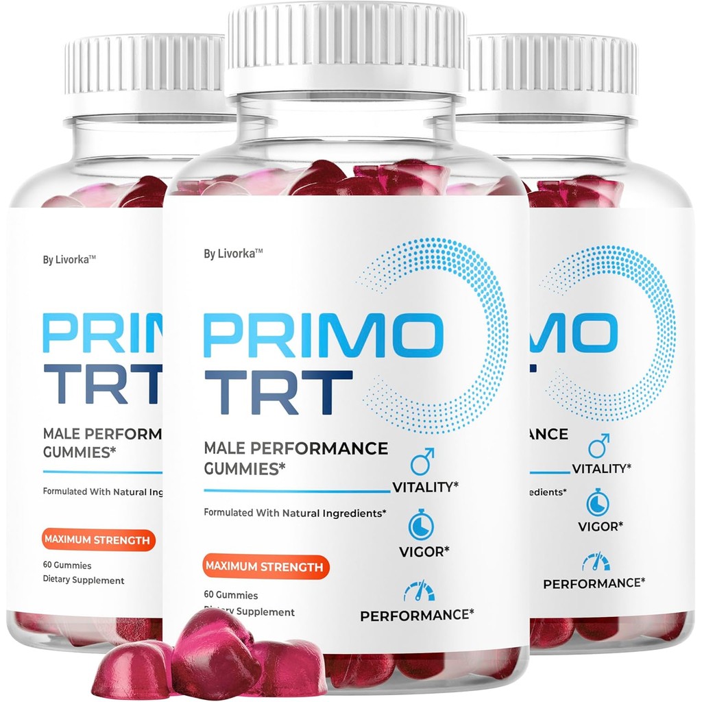 (3 Pack) Primo TRT Gummies - Official PrimoTRT Supplement Gummys For ...