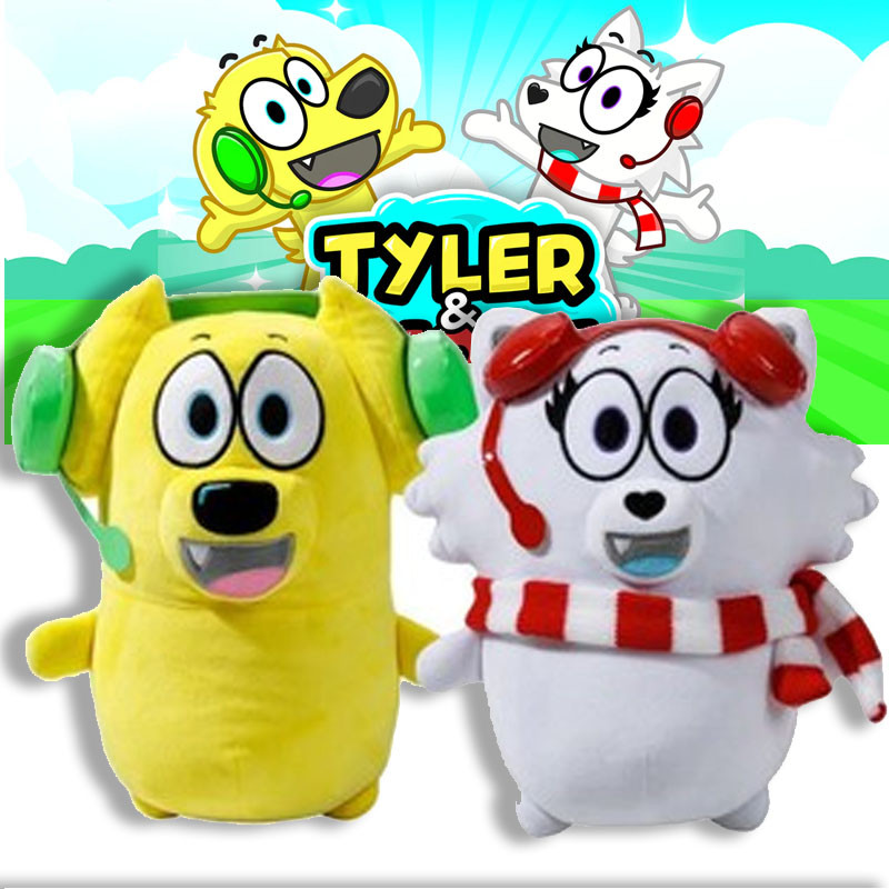 PLUS 23cm Tyler and Snowi Snuggle Bundle Plush Toys Kawaii Cartoon ...