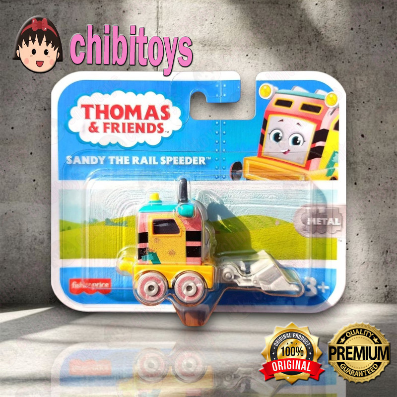 Thomas & Friends Metal Sandy The Rail Speeder Original Fisher Price ...