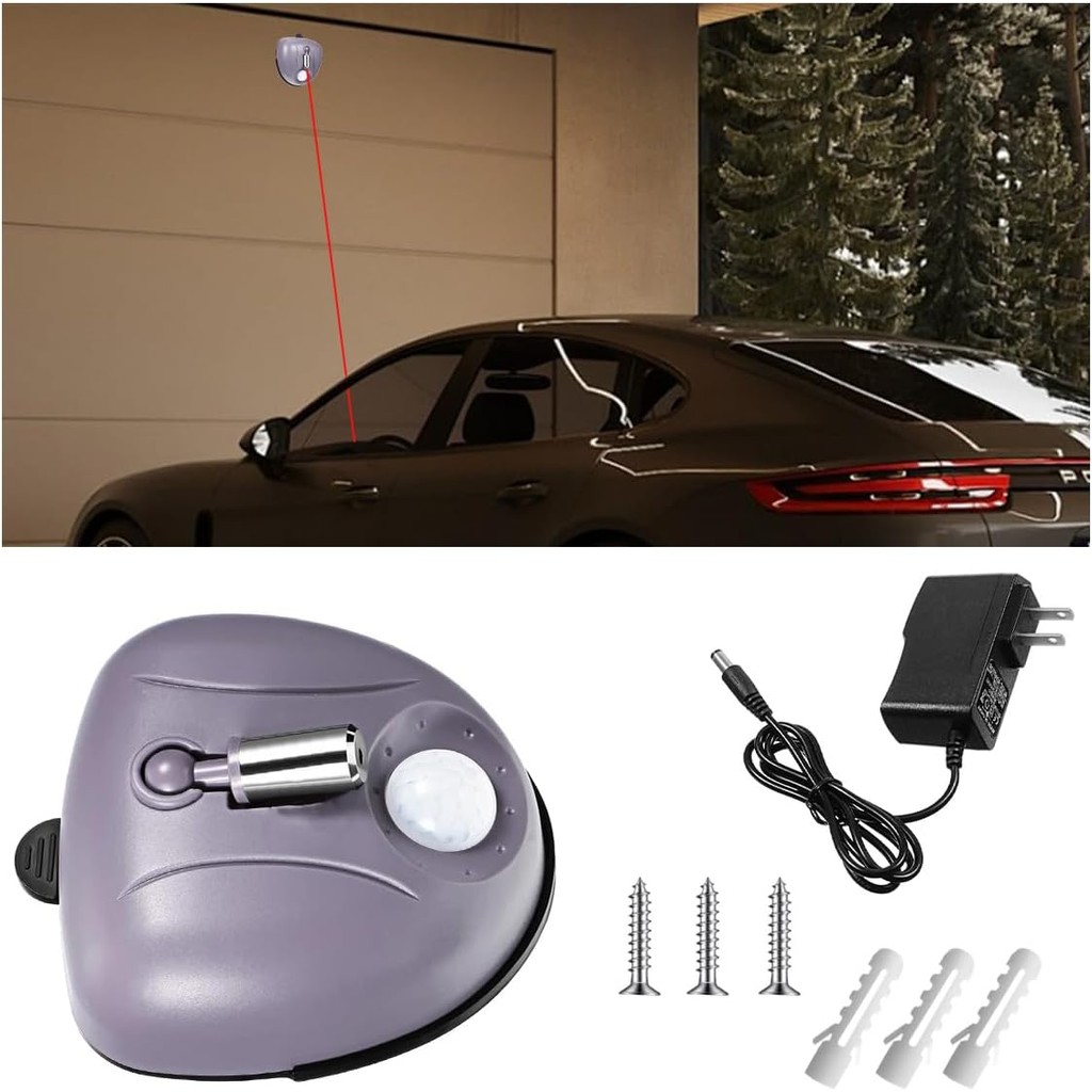 Laser Garage Parking Assist, 360-degree Adjustable Parking Sensor ...