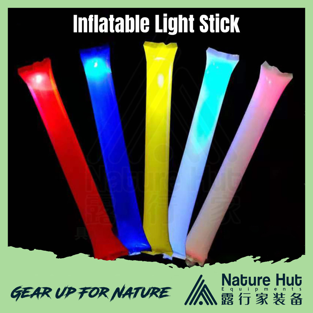 Reusable Inflatable Cheer Stick Balloon with Light Cheerleading LED Bar ...