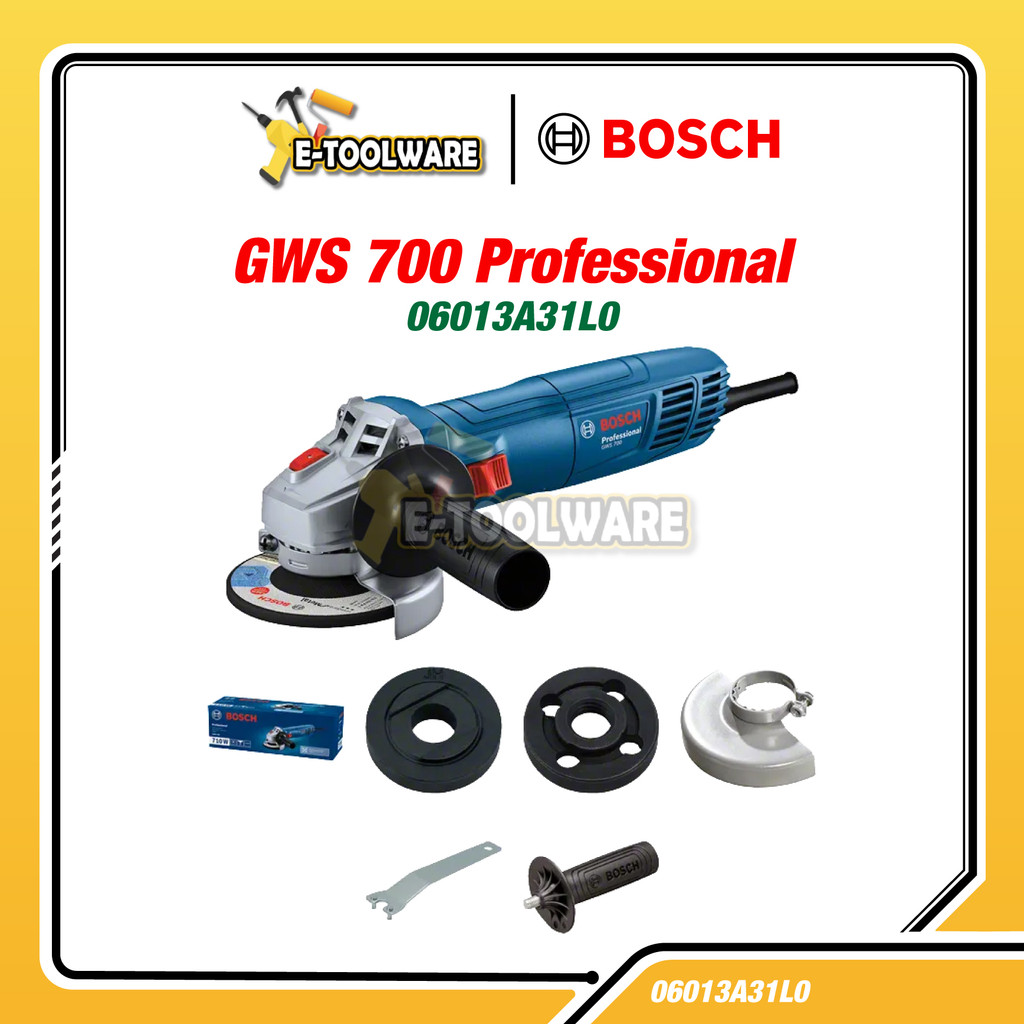 Bosch GWS 700 Angle Grinder 710 W | Shopee Malaysia