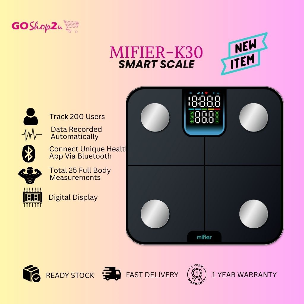 Mifier K30 Smart Scale Digital 24 in 1 weight scale penimbang berat ...