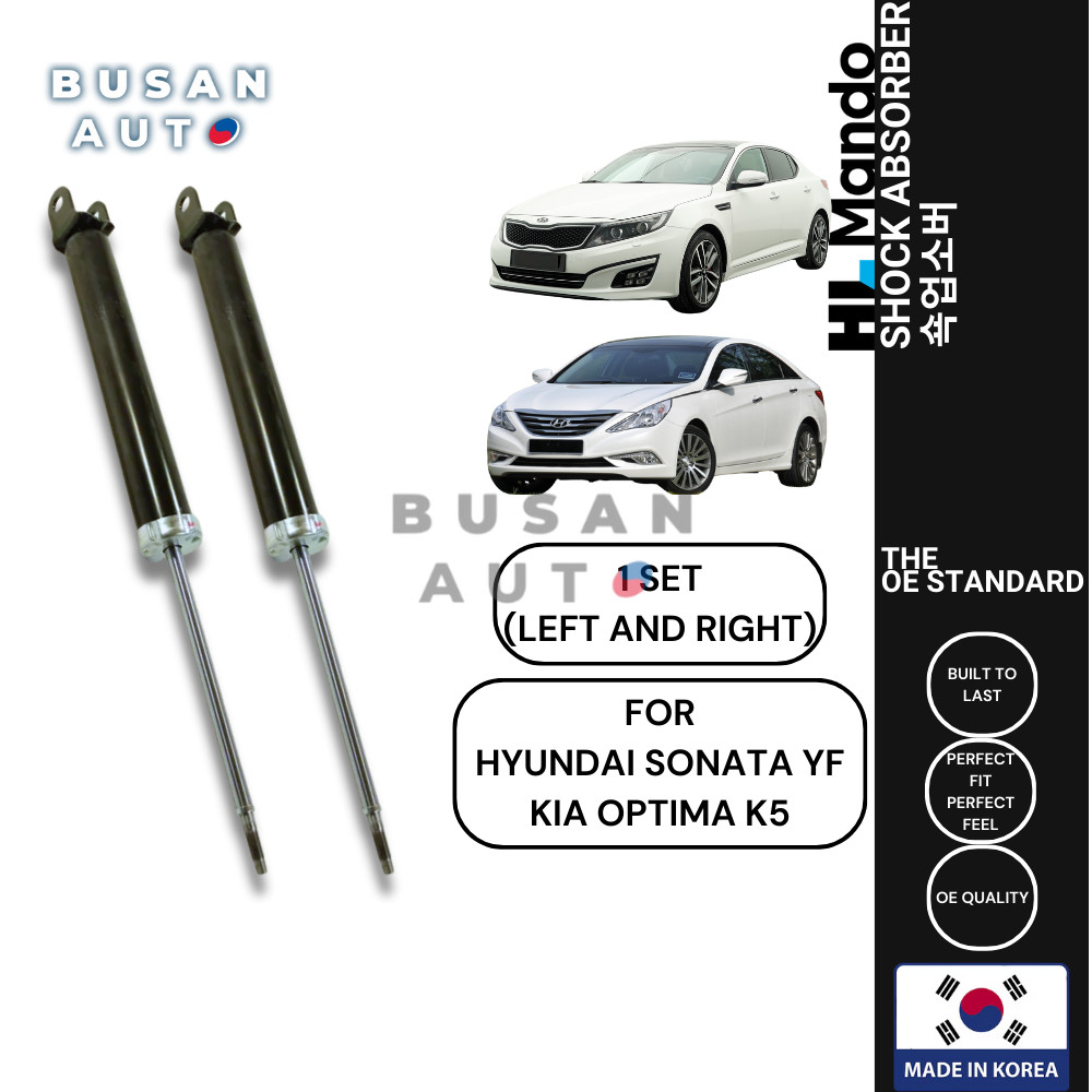 MANDO Rear Absorber Set for Kia Optima K5 / Hyundai Sonata YF – 55311 ...