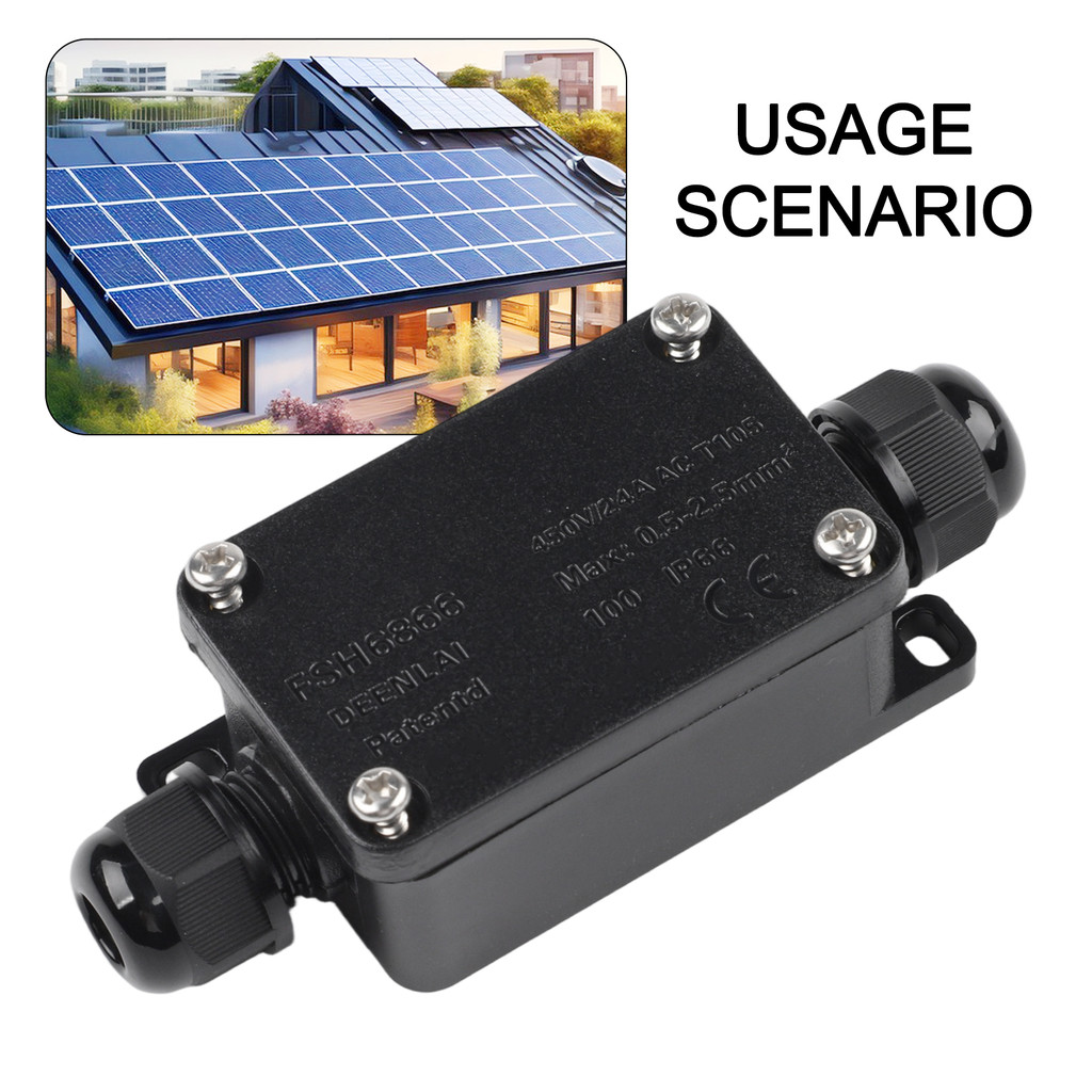 [HOT] 2 Way Outdoor Waterproof IP65 Cable Connector PC Junction Box ...