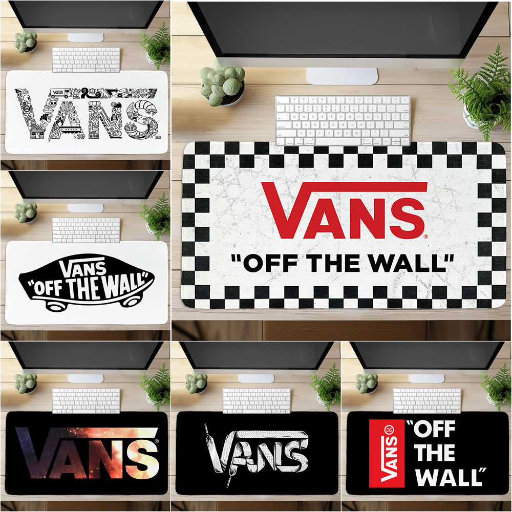 Art Vans Shoes Logo Mouse Pad Art Printing Computer Keyboard Desk Pad ...