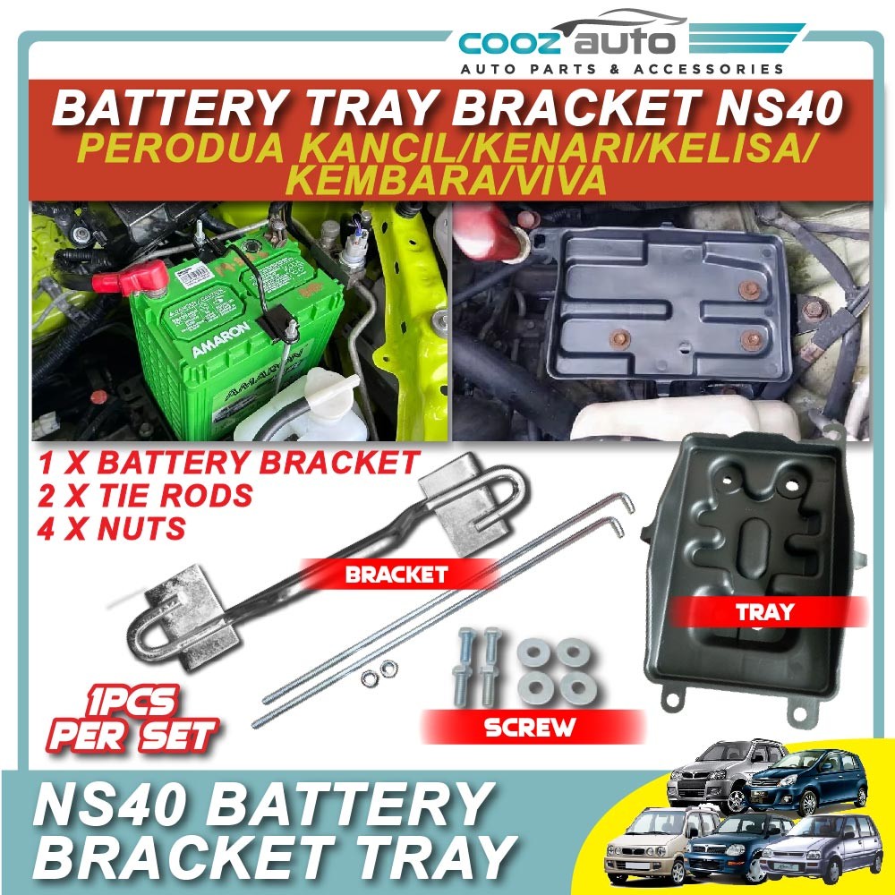Perodua Kancil Kenari Kelisa Kembara Viva Battery Bracket Tray Holder ...