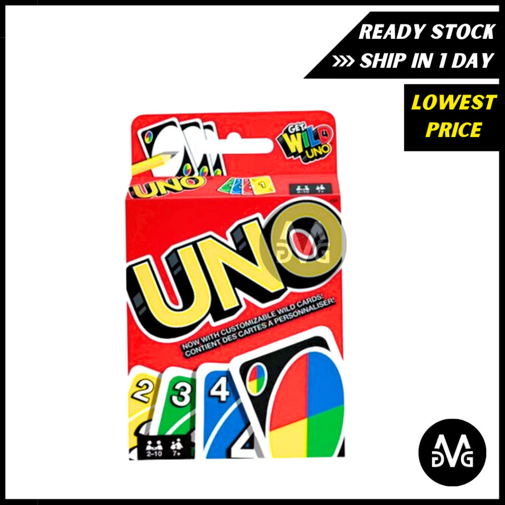 Uno Classic Card Game Customizable & Erasable Collection Wild Flip Dare ...